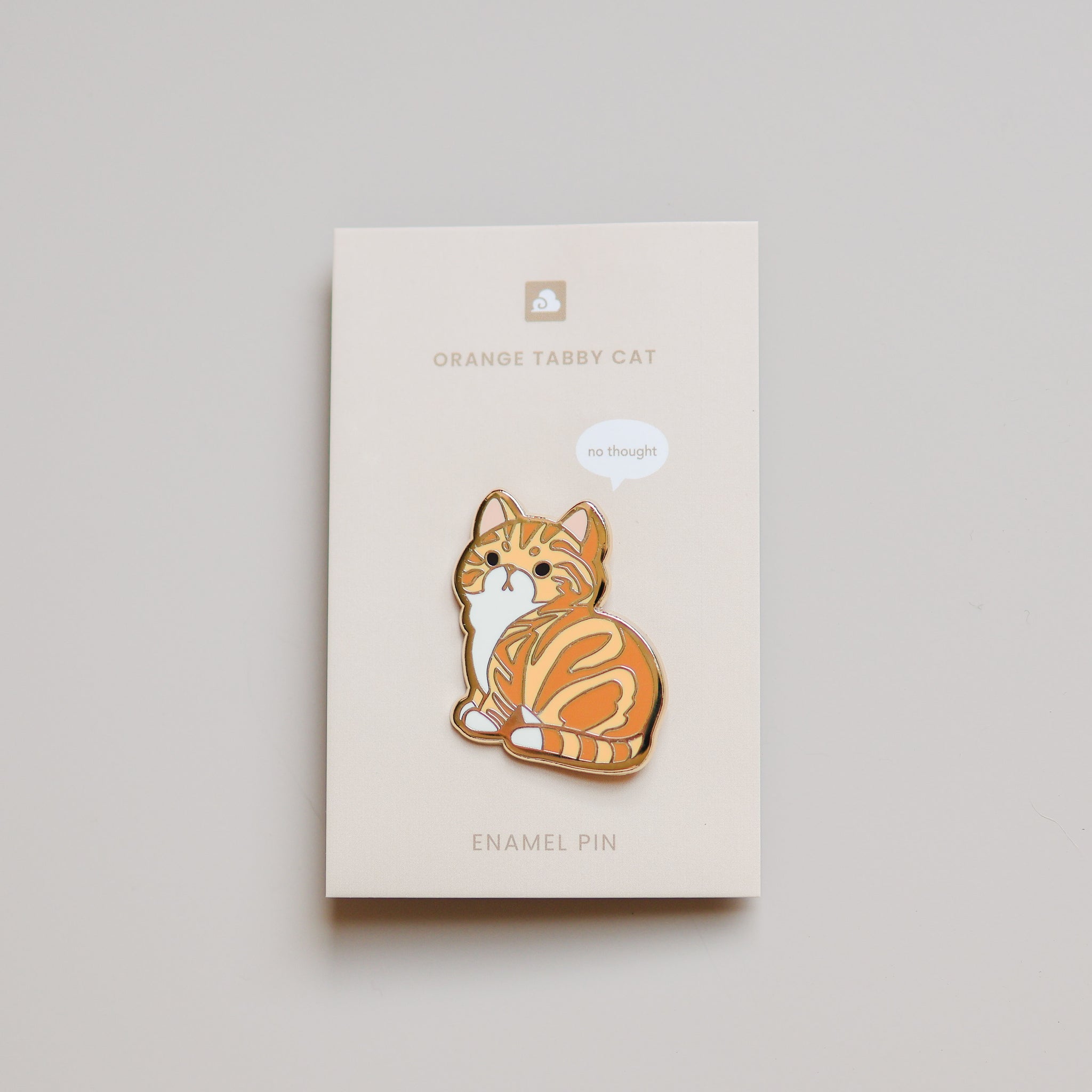 Enamel Pin - Orange Tabby Cat – thousandskies