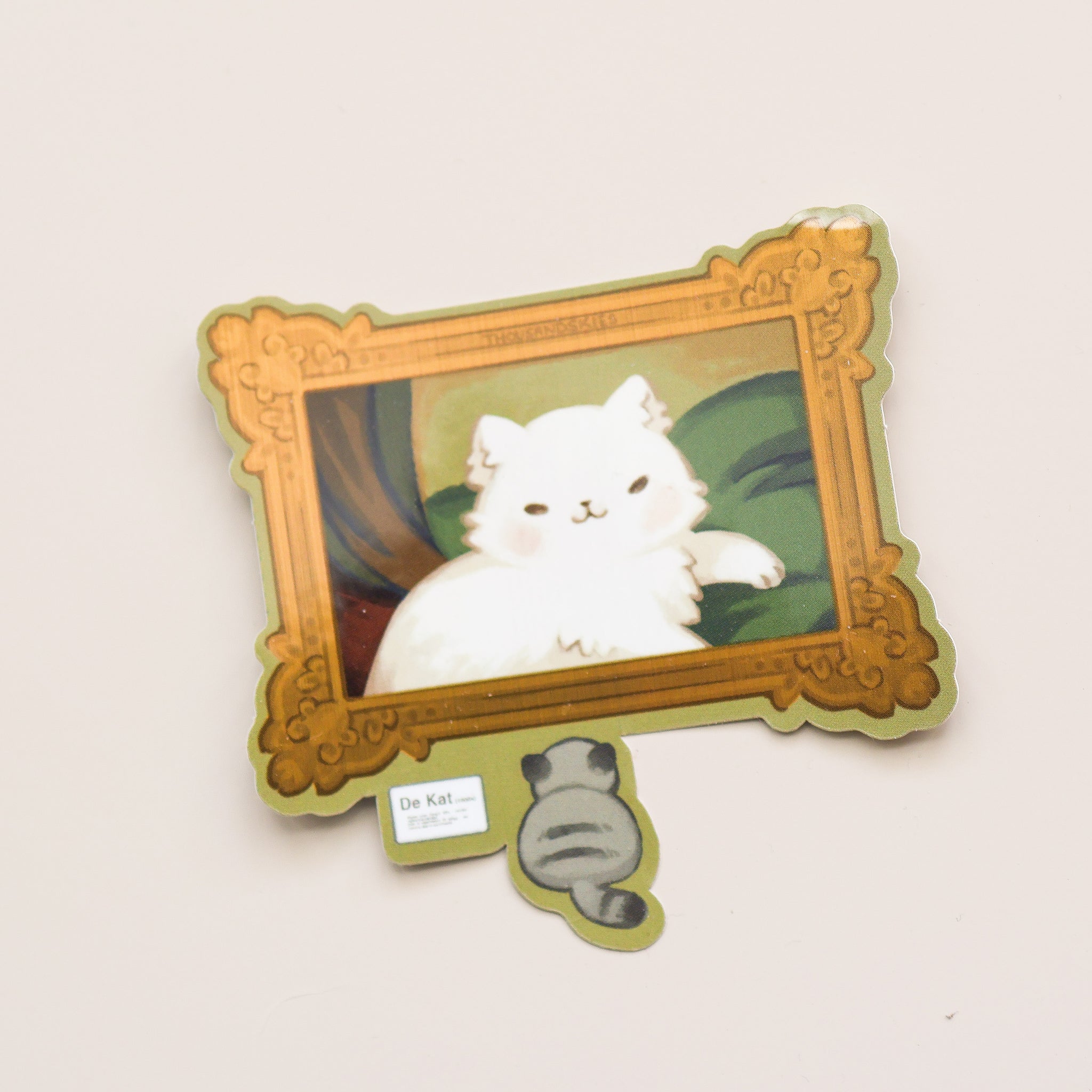 Vinyl Sticker (Holographic) Meowster Piece – thousandskies