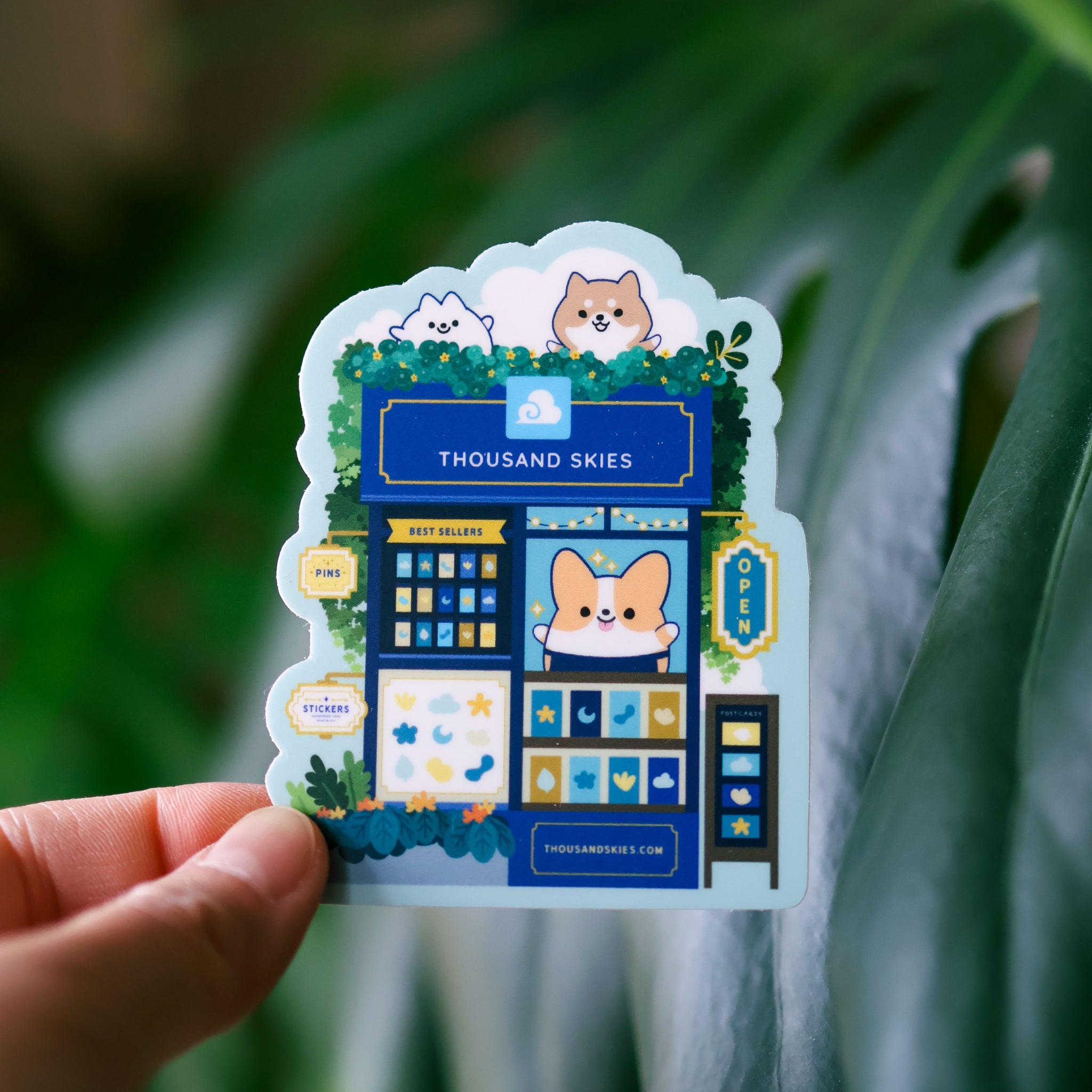 Vinyl Sticker Little Kiosk – thousandskies