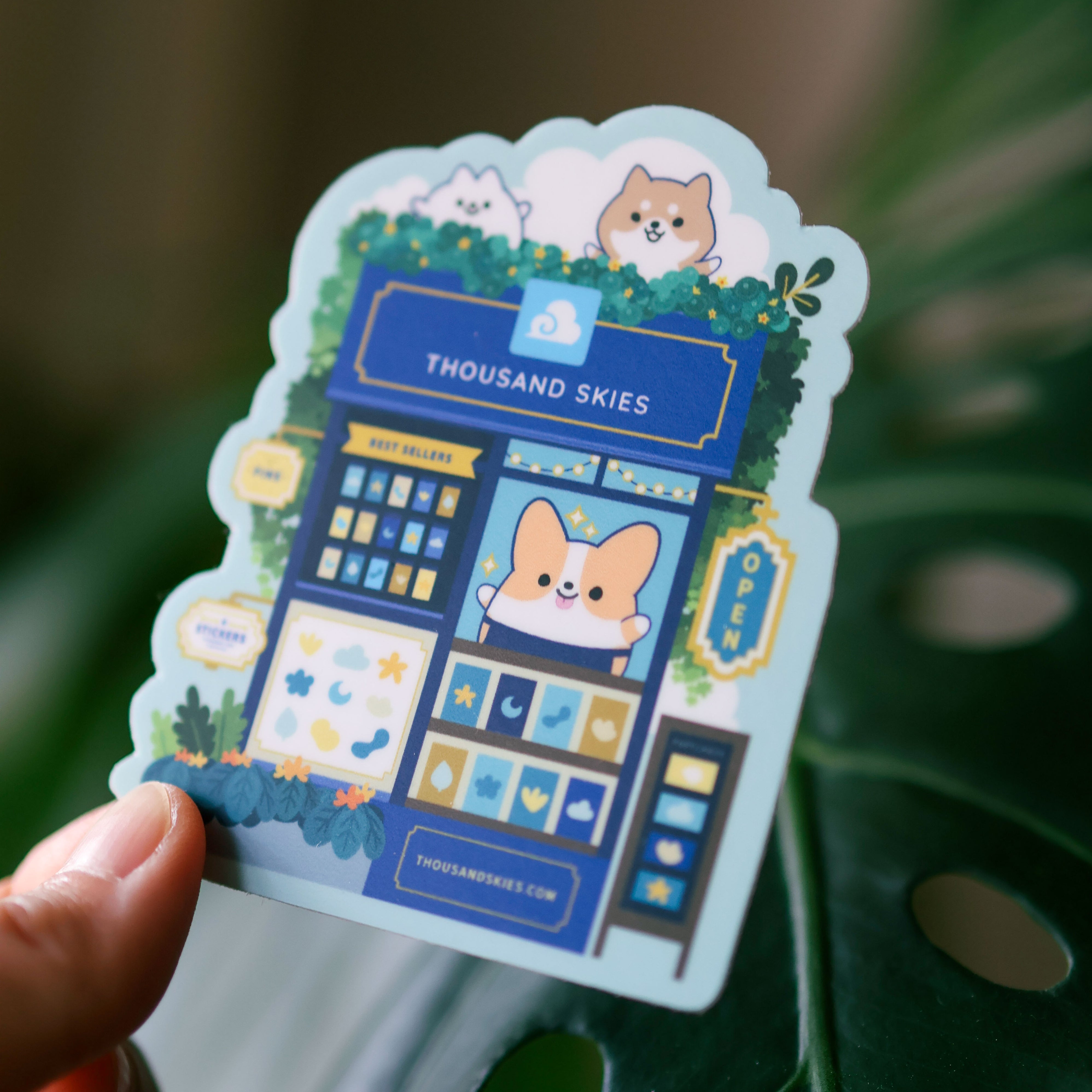 Vinyl Sticker Little Kiosk – thousandskies