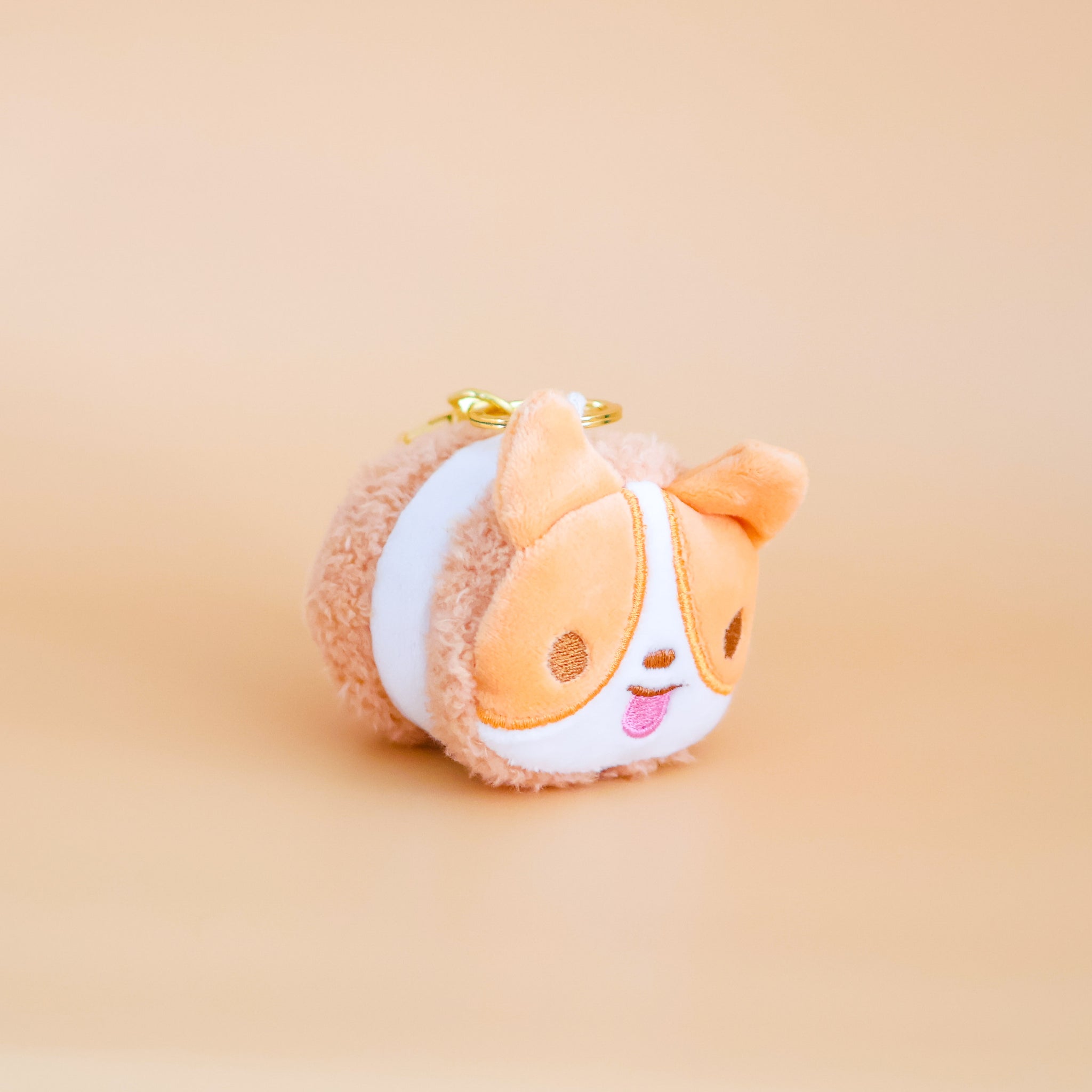 Super Fluffy Corgi - Macaron Keychain Plushie – thousandskies