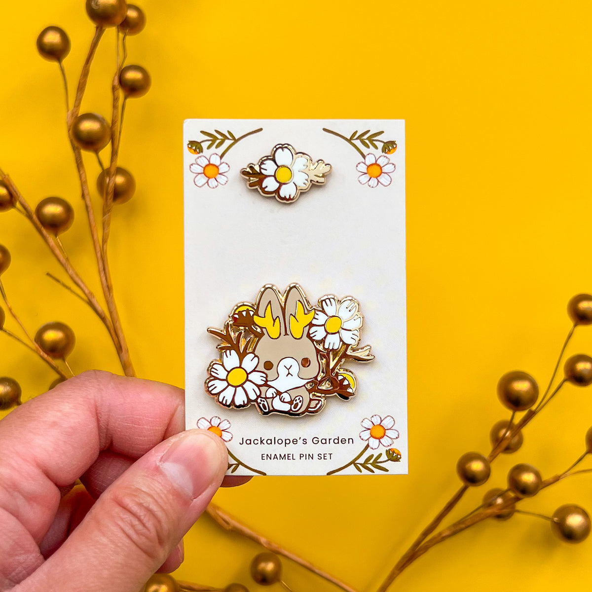 Enamel Pin - Jackalope's Garden Pin Set – thousandskies