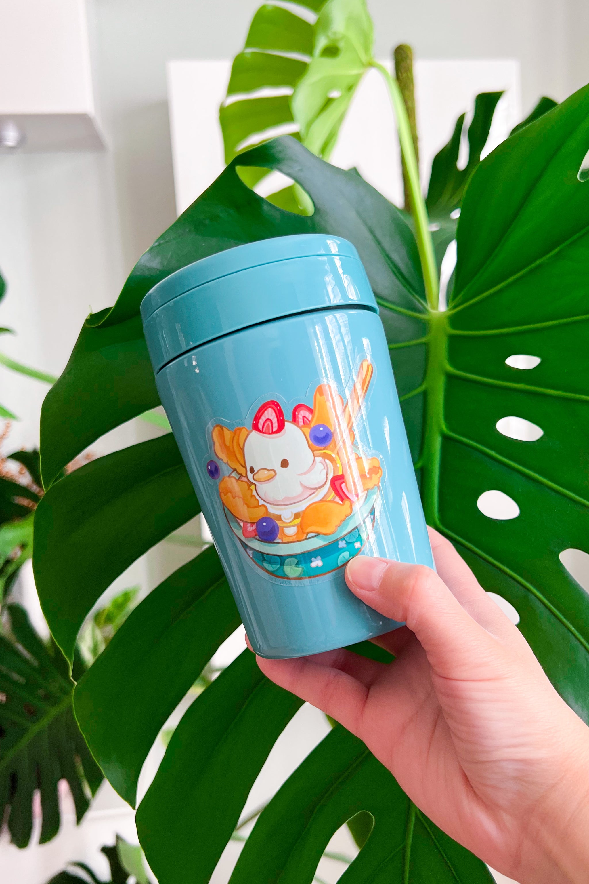 Vinyl Sticker Cornflakes Cereal Duckie – thousandskies