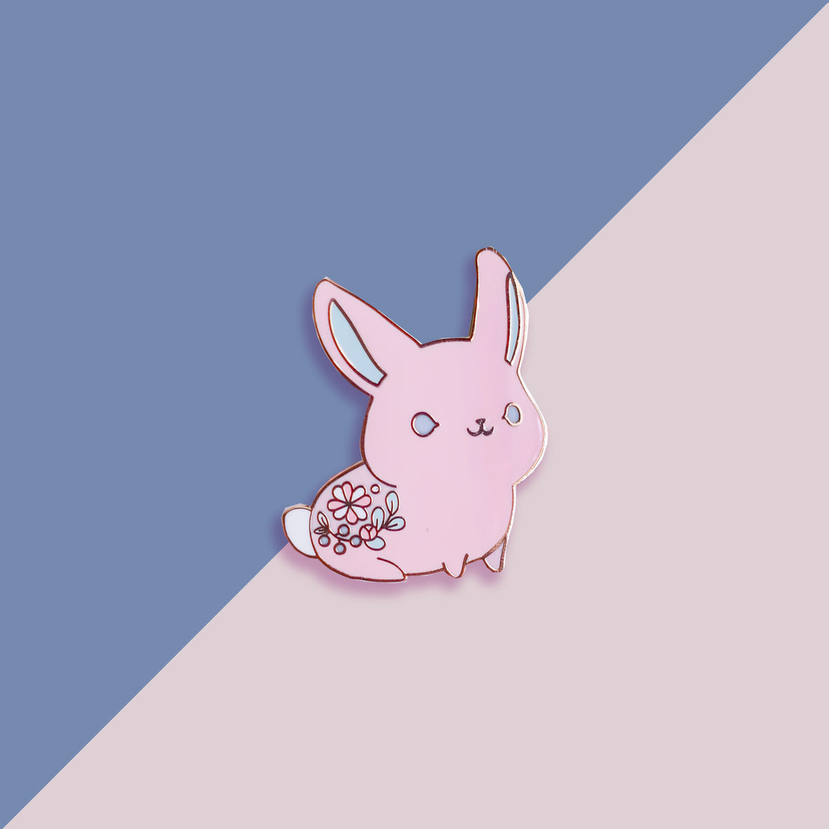 Enamel Pin - Pink Rabbit Pin – thousandskies