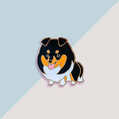 Enamel Pin - Collie Pin (Tricolor) – thousandskies