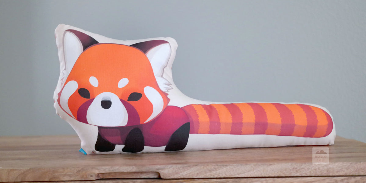 Handmade Red Panda Pillow – thousandskies